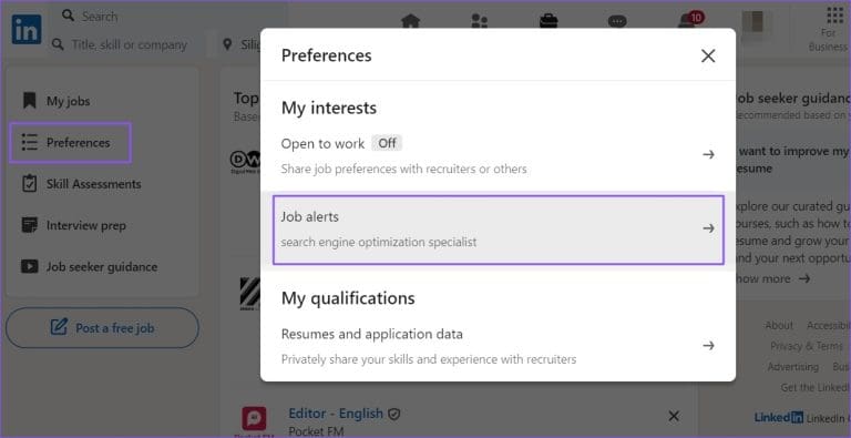 How to Turn off LinkedIn Job Alerts on Mobile and PC - Guiding Tech