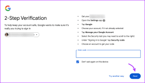 How to Use Google Security Code to Sign in to Google