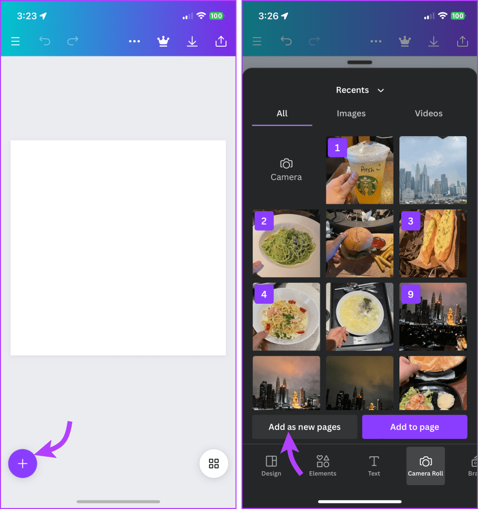 How to Combine Landscape and Portrait Images in Instagram Albums