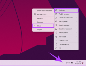 3 Ways to Make Taskbar Transparent in Windows 11 - Guiding Tech