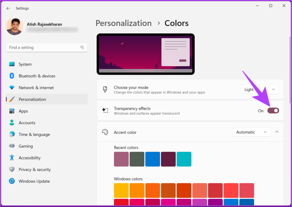 3 Ways to Make Taskbar Transparent in Windows 11 - Guiding Tech