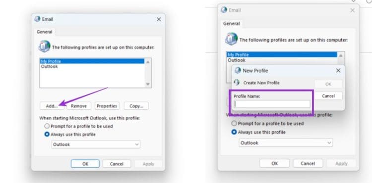 6 Fixes for Outlook Stuck on Loading Profile - Guiding Tech