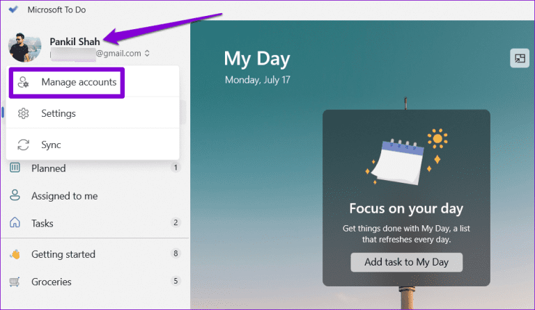 4 Ways to Fix Microsoft To Do App Not Syncing on Windows - Guiding Tech