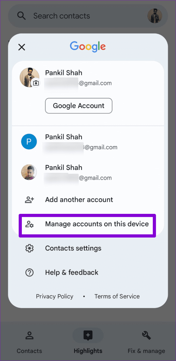 4 Ways to Fix Contacts Search Not Working on Android - Guiding Tech