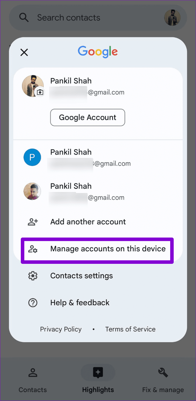 4 Ways to Fix Contacts Search Not Working on Android - Guiding Tech