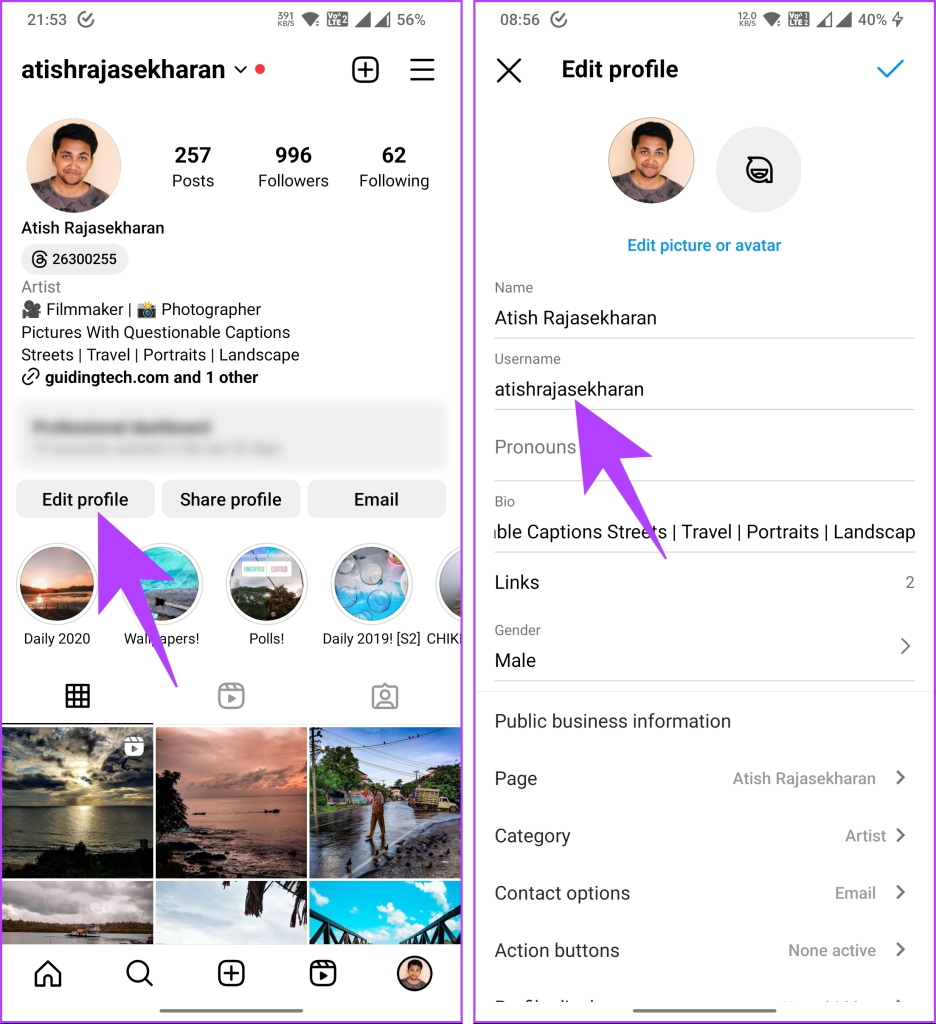 2 Easy Ways to Merge Instagram Accounts - Guiding Tech