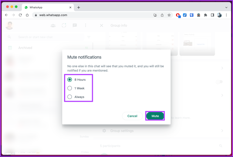 How to Mute WhatsApp Group Notifications Permanently - Guiding Tech