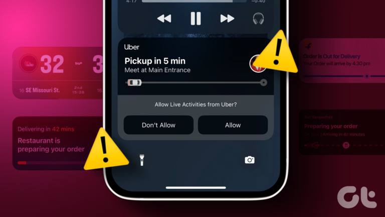 How to Use Live Activities on Your iPhone - Guiding Tech