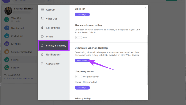 How to Deactivate or Delete Your Viber Account - Guiding Tech