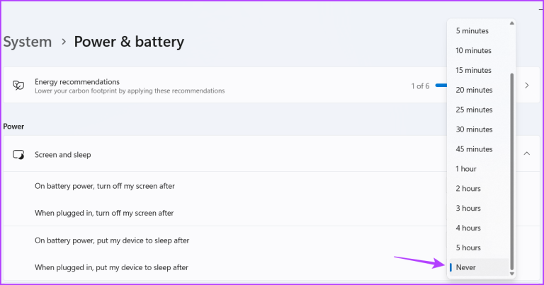 4 Ways to Disable Sleep Mode in Windows 11 - Guiding Tech