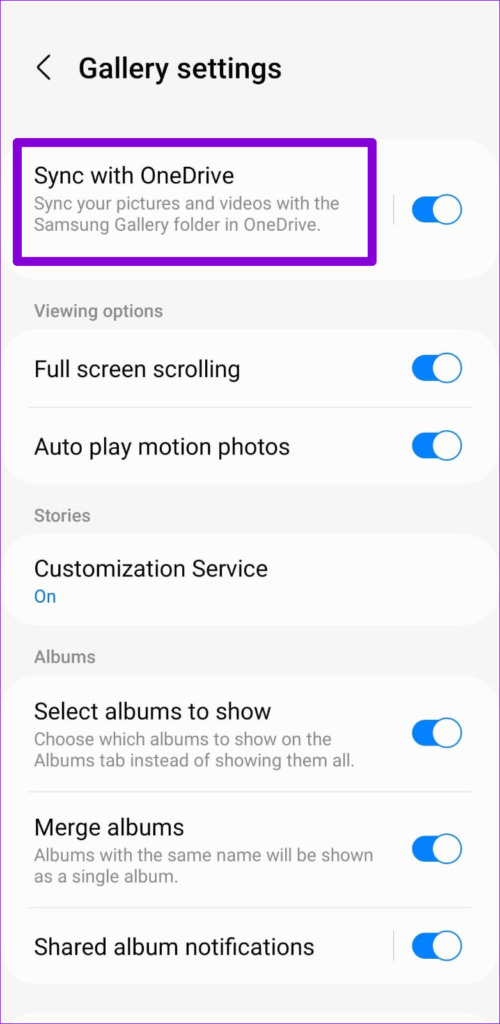 5 Ways to Fix Samsung Gallery App Not Syncing With OneDrive - Guiding Tech