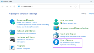 3 Ways to Open Ease of Access Center on Windows 11 - Guiding Tech