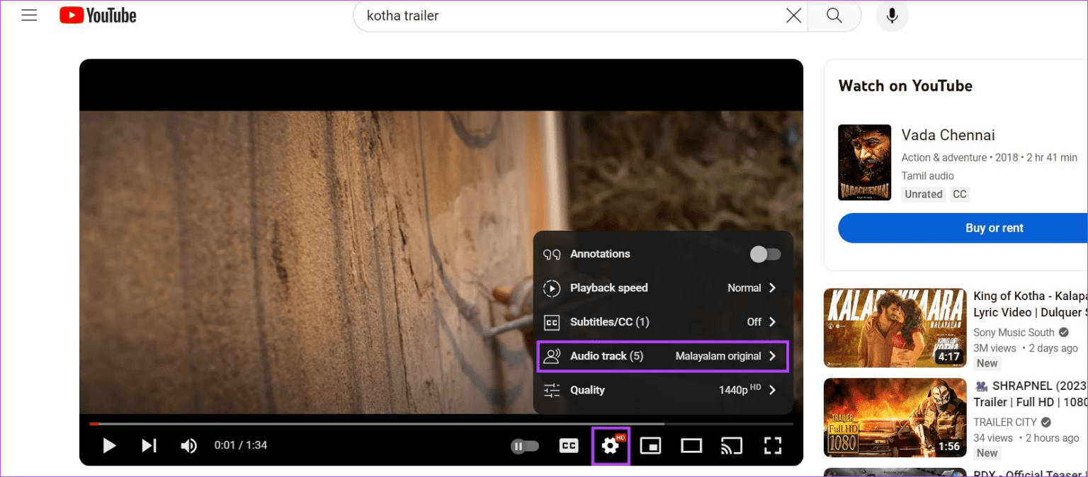 How to Use YouTube's Multi Audio Track Feature - Guiding Tech