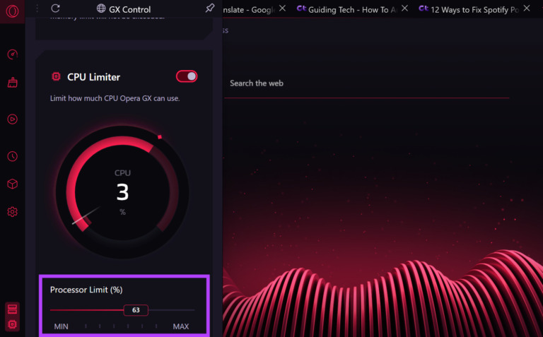 How to Limit RAM Usage in Opera GX: 10 Easy Ways - Guiding Tech