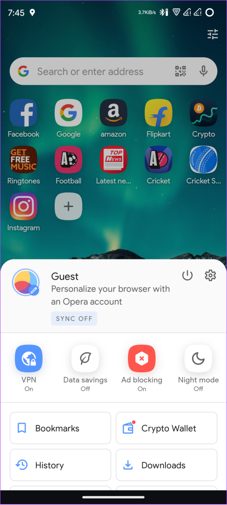 6 Best Browsers With Built-in VPN for Android - Guiding Tech
