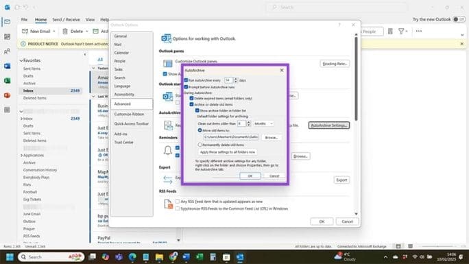 Outlook AutoArchive Settings Are Missing – Three Fixes - Guiding Tech