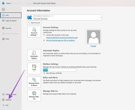 Outlook Freezes When Attaching Files - Guiding Tech