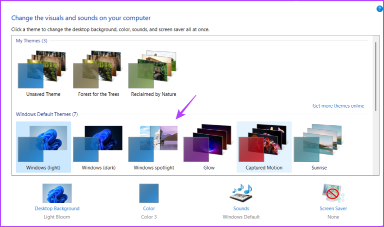 4 Best Ways to Change Themes in Windows 11 - Guiding Tech