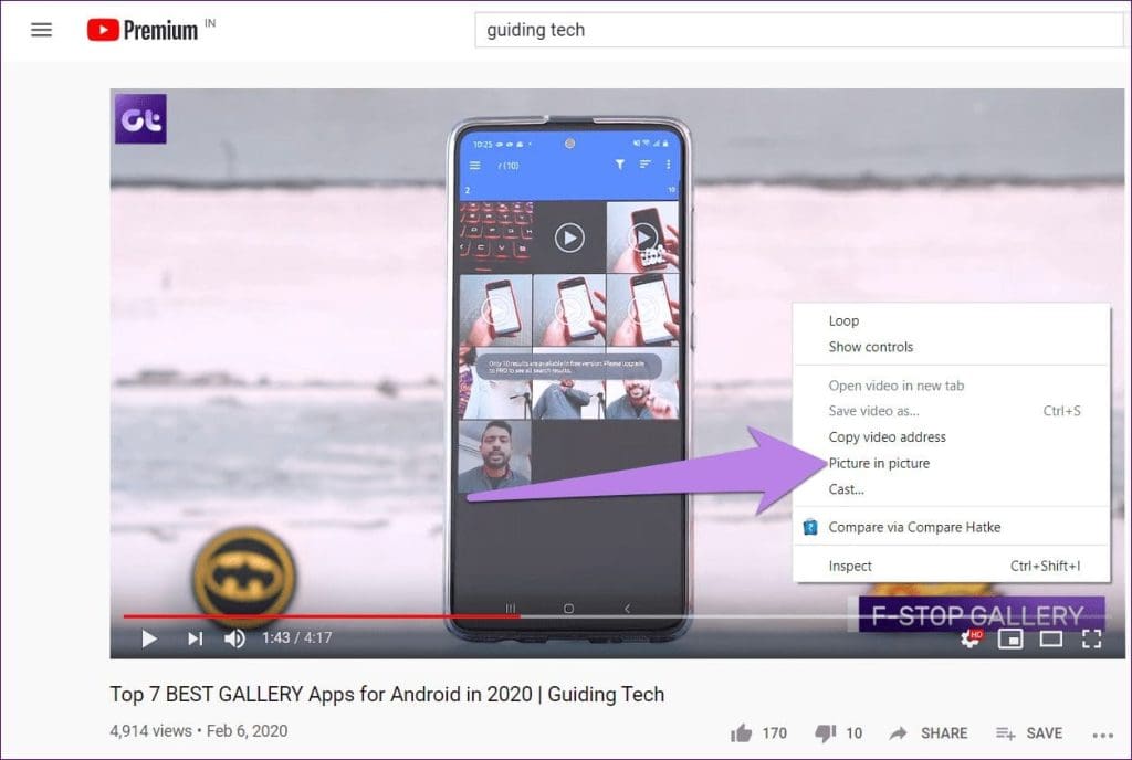 How to Watch YouTube While Using Another Tab in Chrome - Guiding Tech