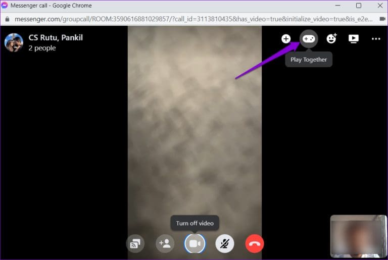 How to Play Games During Messenger Video Calls - Guiding Tech