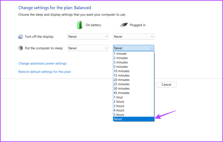 4 Ways to Disable Sleep Mode in Windows 11 - Guiding Tech