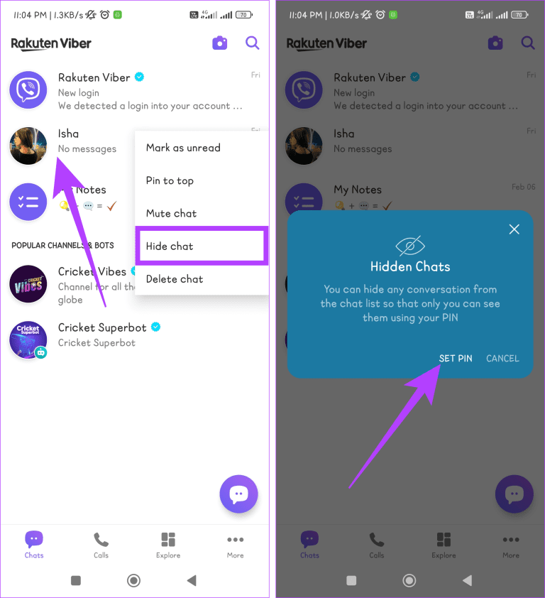 How to Hide and Unhide Viber Chats on Mobile - Guiding Tech