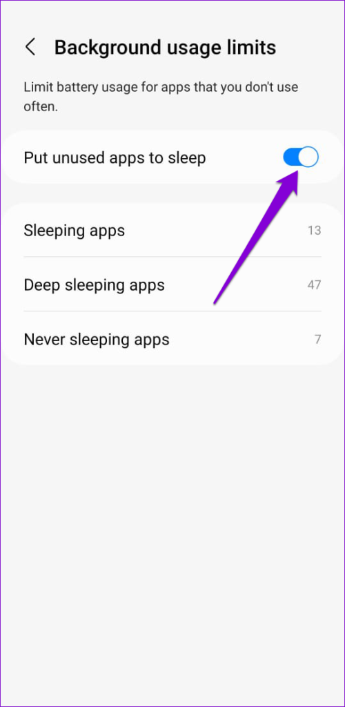 How to Manage Sleeping Apps on Samsung Galaxy Phone - Guiding Tech