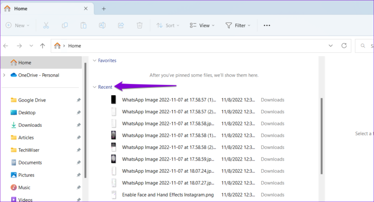 4 Ways to View Recently Opened Files in Windows 11 - Guiding Tech