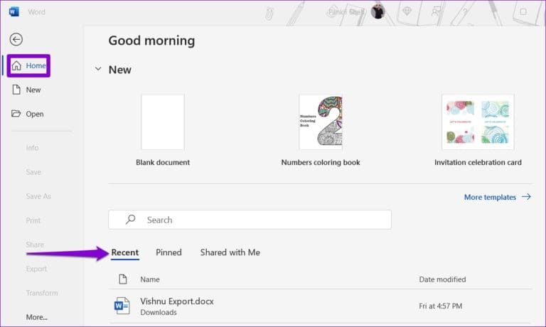 How to Clear or Disable Recently Used Documents List in Microsoft Word ...