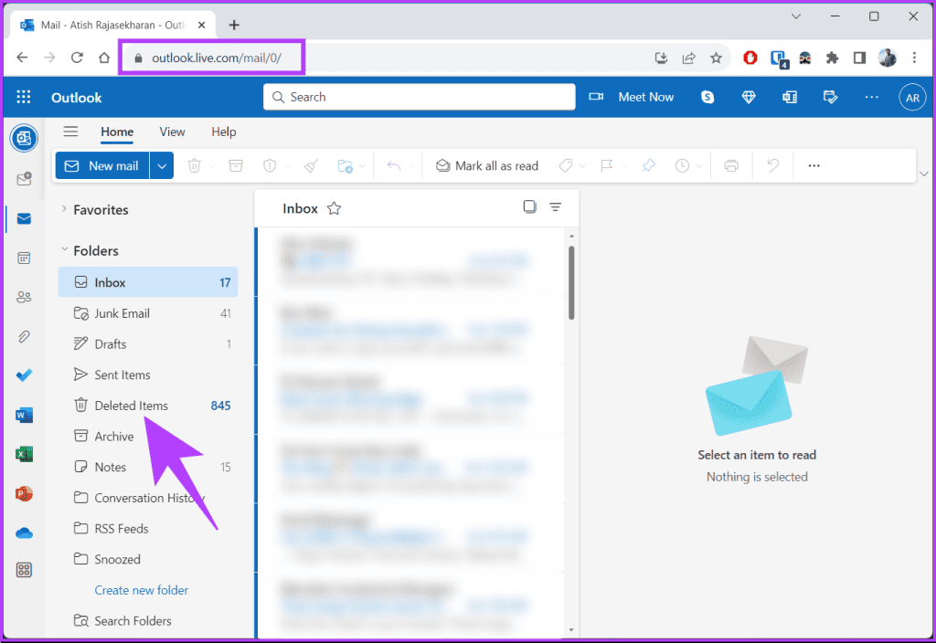 How to Recover a Deleted Item or Folder in Outlook - Guiding Tech