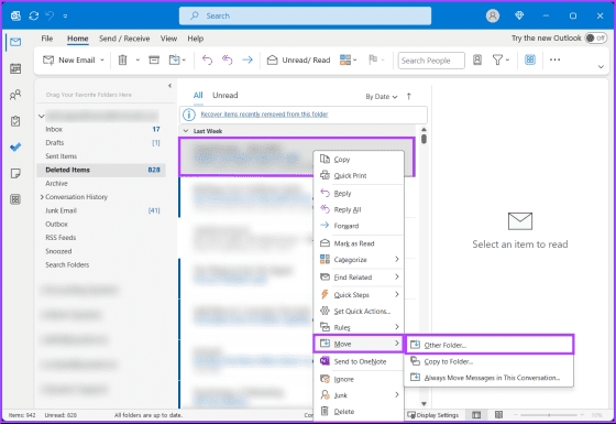 How to Recover a Deleted Item or Folder in Outlook - Guiding Tech