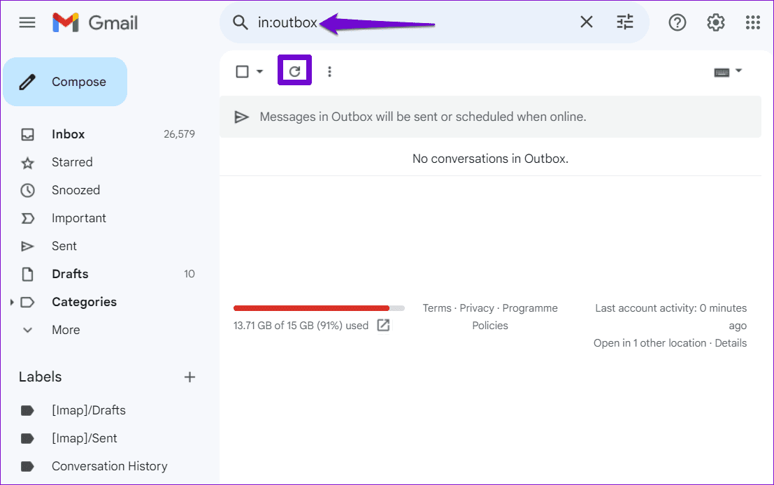 Top 9 Ways to Fix Emails Stuck in Gmail Outbox