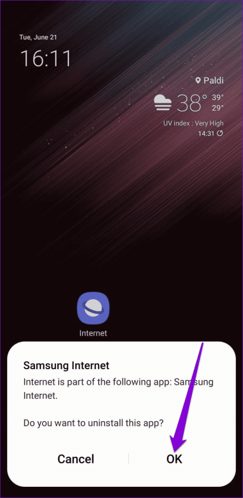 How to Stop Samsung Internet From Popping Up