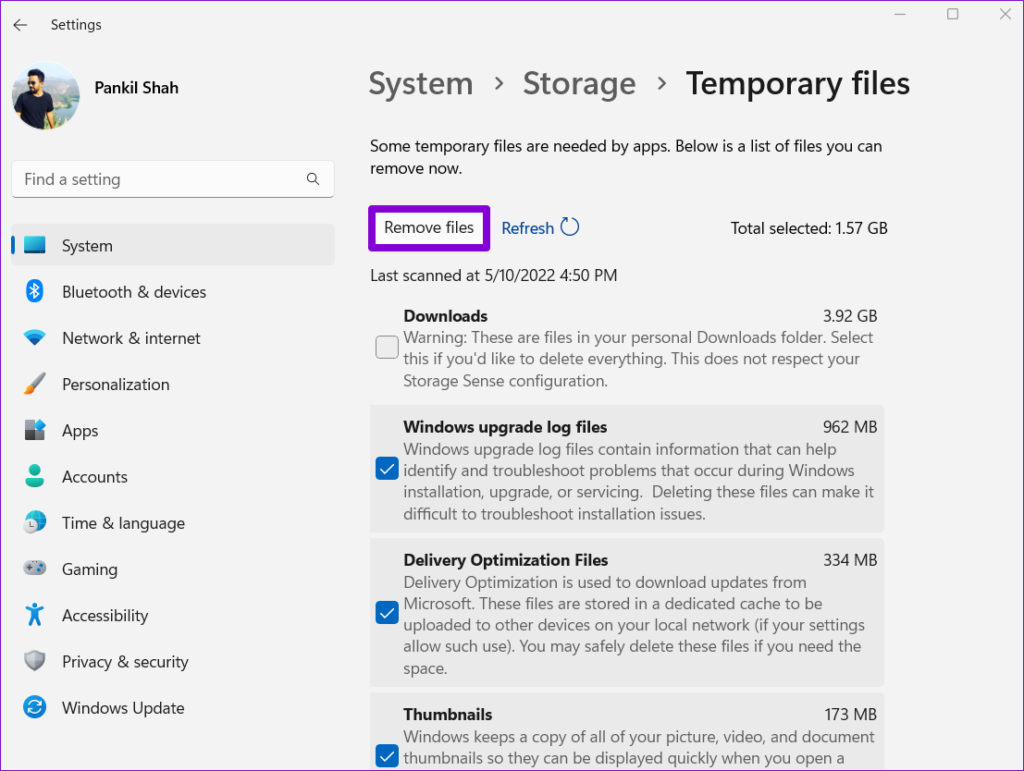 5 Ways to Delete Temporary Files on Windows 11 - Guiding Tech