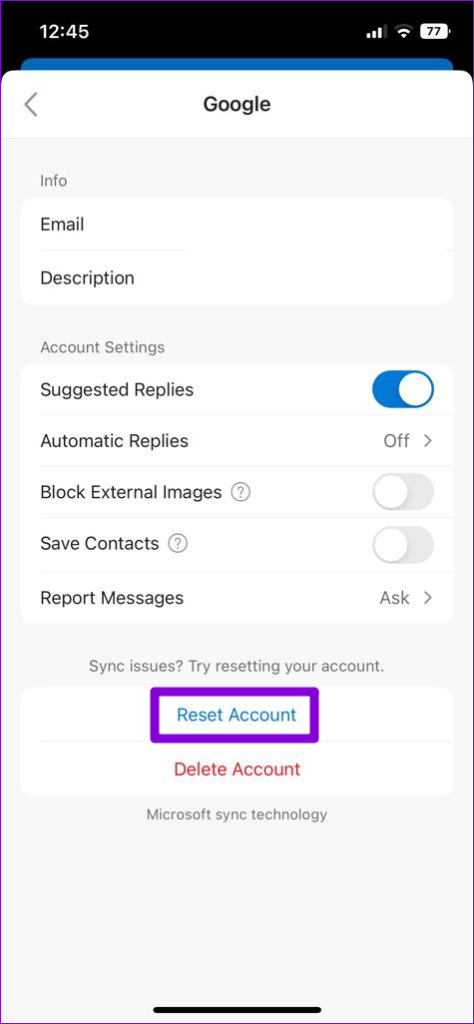Top 8 Ways to Fix Outlook App Not Syncing Emails on iPhone - Guiding Tech