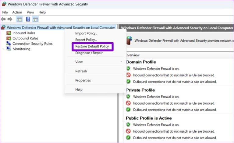 Top 5 Ways to Reset Firewall Settings in Windows 11 - Guiding Tech