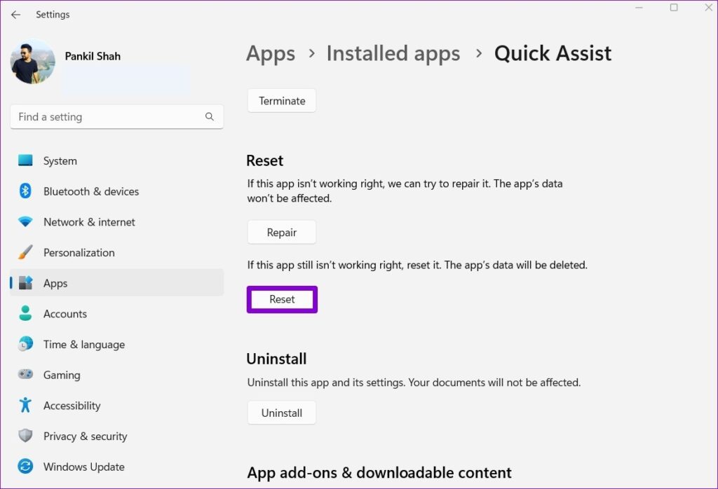 Top 6 Ways to Fix Quick Assist Not Working on Windows 11 - Guiding Tech
