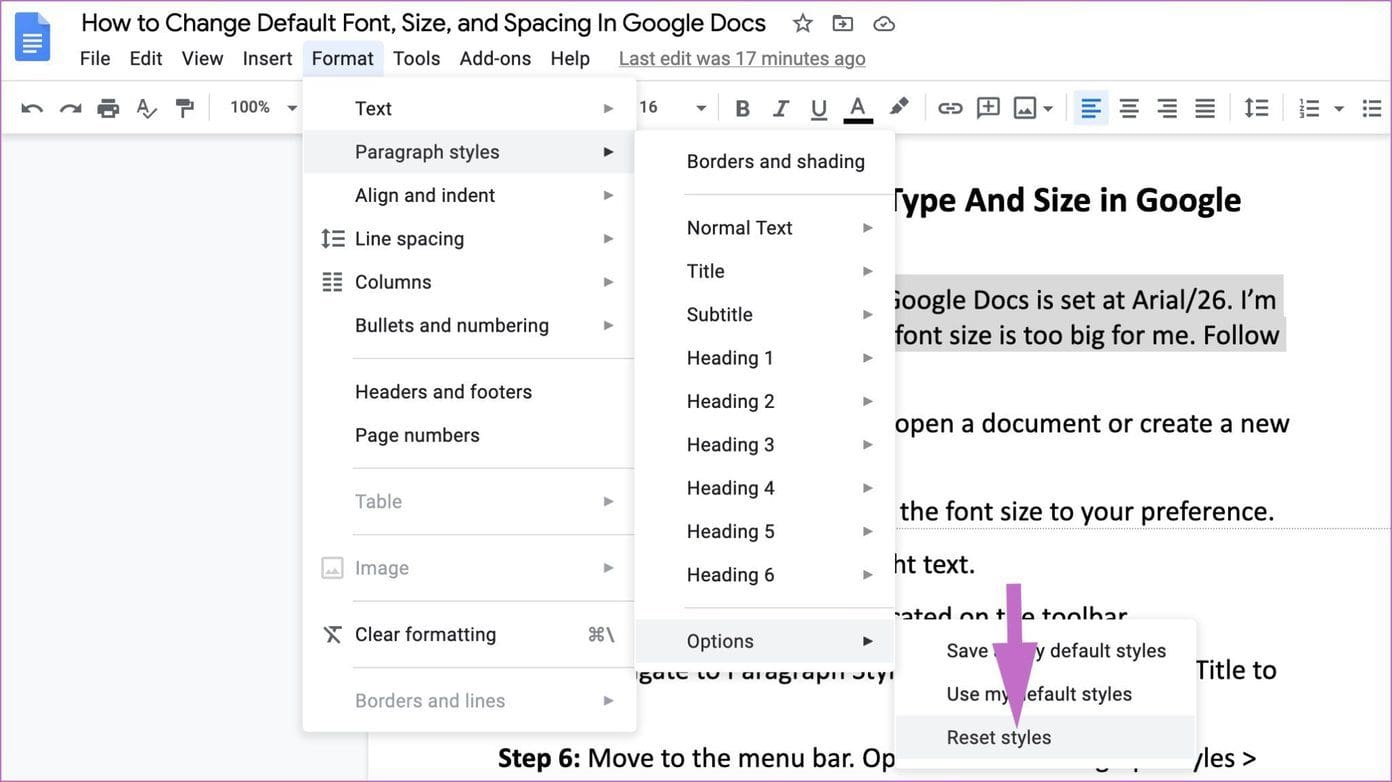 How to Change Default Font, Size, and Spacing in Google Docs - Guiding Tech