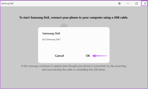 Top 9 Fixes for ‘Samsung DeX Not Working' on Windows 11 - Guiding Tech