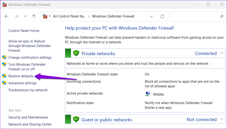 Can't Turn on Windows Firewall? Here Is the Fix - Guiding Tech