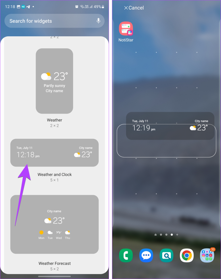 How to Add Date, Time, and Weather to Home Screen - Guiding Tech