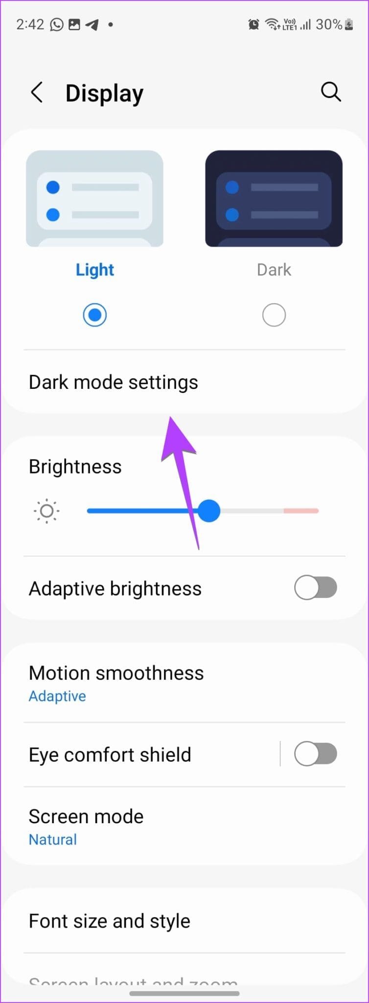 How to Turn On or Off Dark Mode on Samsung Galaxy Phones - Guiding Tech