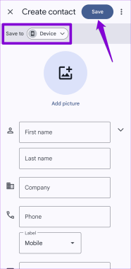 4 Fixes For Android Not Saving Contacts Guiding Tech