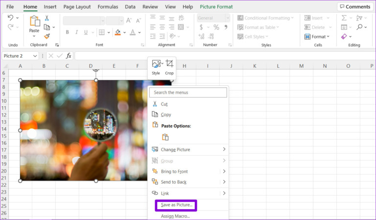 4 Ways to Save Images From an Excel Workbook - Guiding Tech