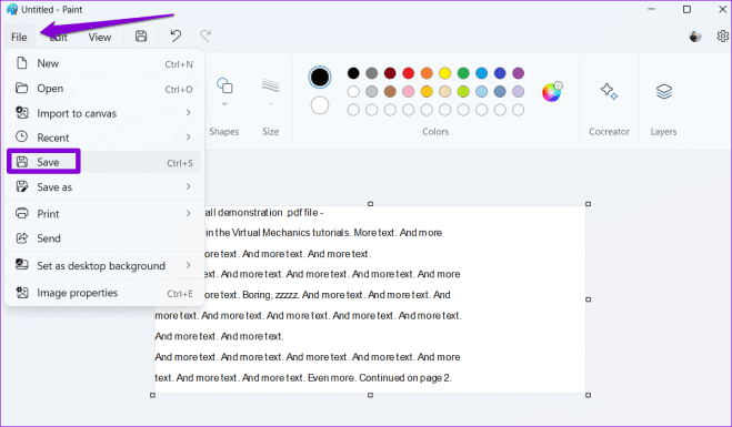 How to Save a Word Document as an Image - Guiding Tech