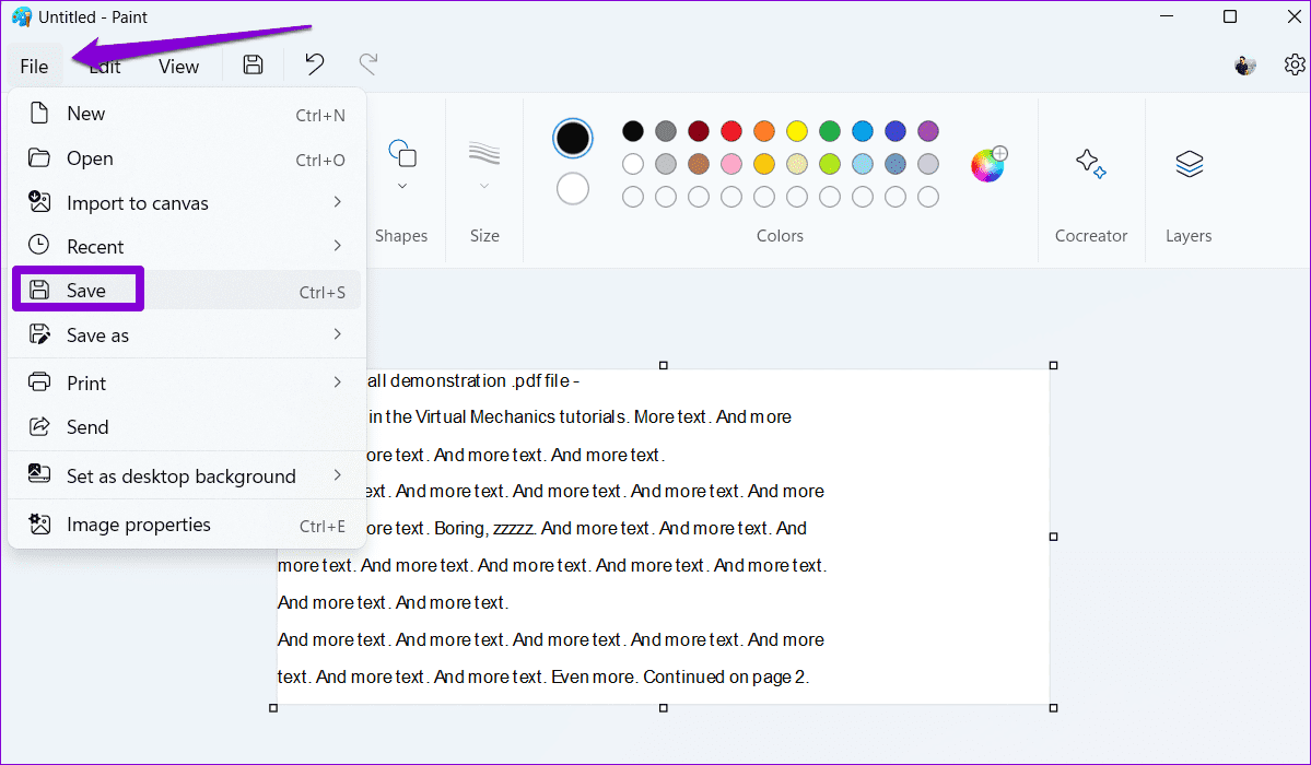 How to Save a Word Document as an Image - Guiding Tech