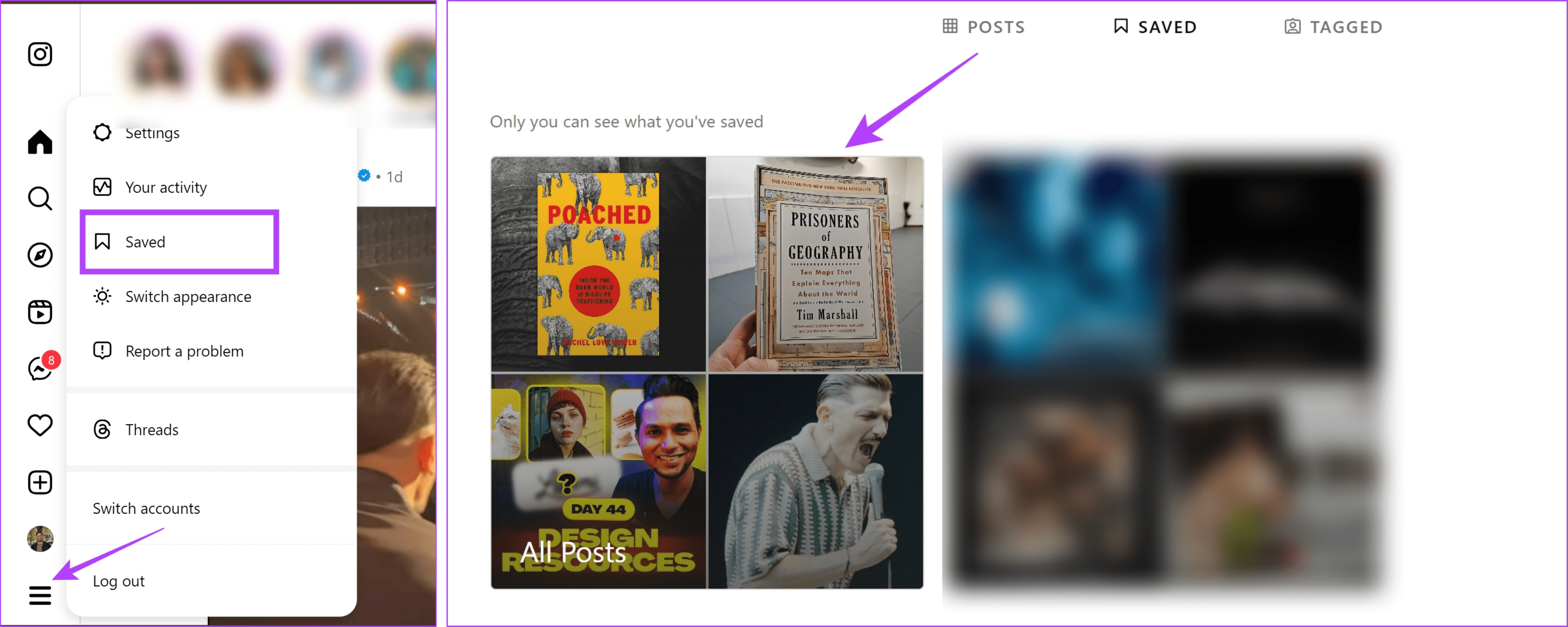 How to Find Instagram Reels That You Saved or Liked - Guiding Tech