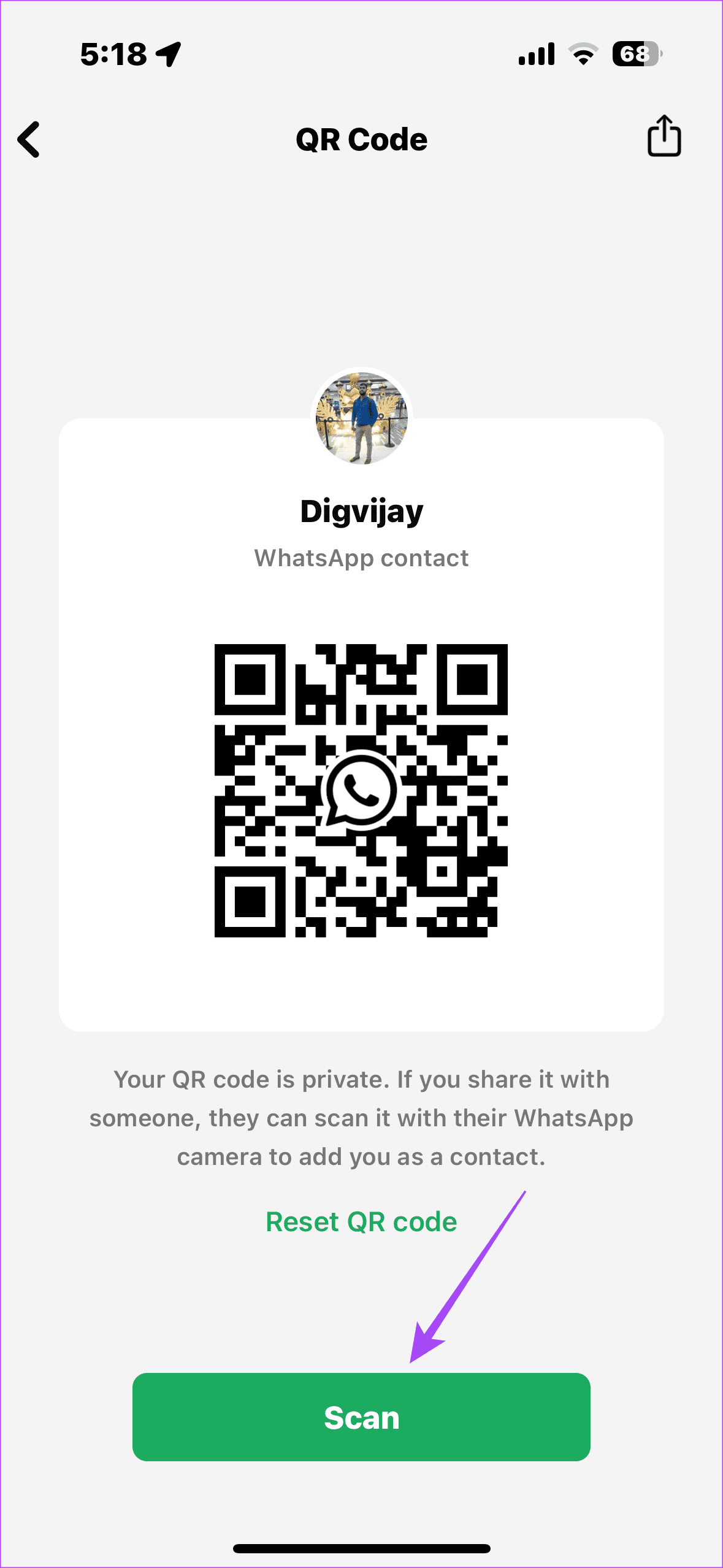 How to Use WhatsApp QR Codes to Add Contacts - Guiding Tech