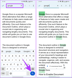 How to Search for a Word in Google Docs on Desktop and Mobile - Guiding ...