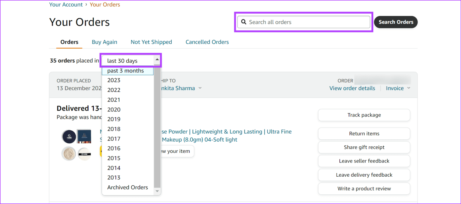 How to Find and Download Amazon Order History - Guiding Tech